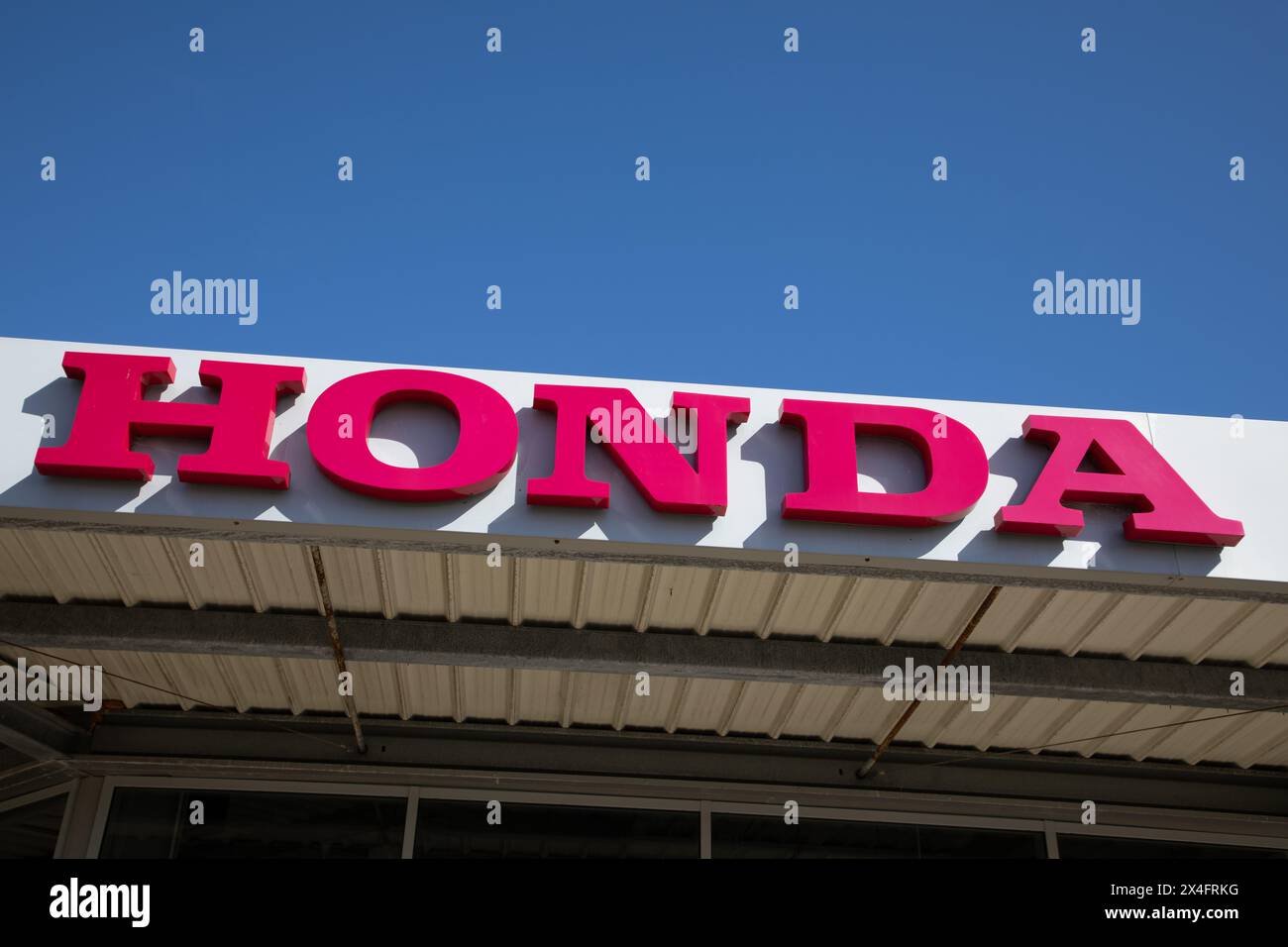 Bordeaux , France - 04 29 2024 : Honda car motor text logo dealership ...
