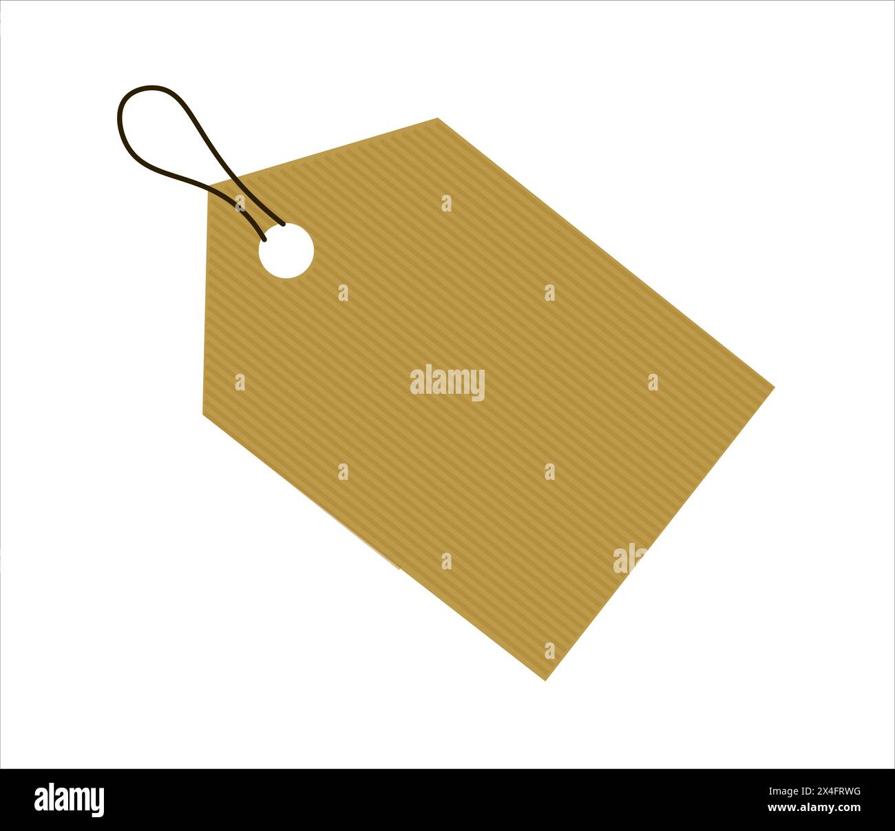 Cardboard Parcel Tag Vector Illustration Stock Vector Image & Art - Alamy
