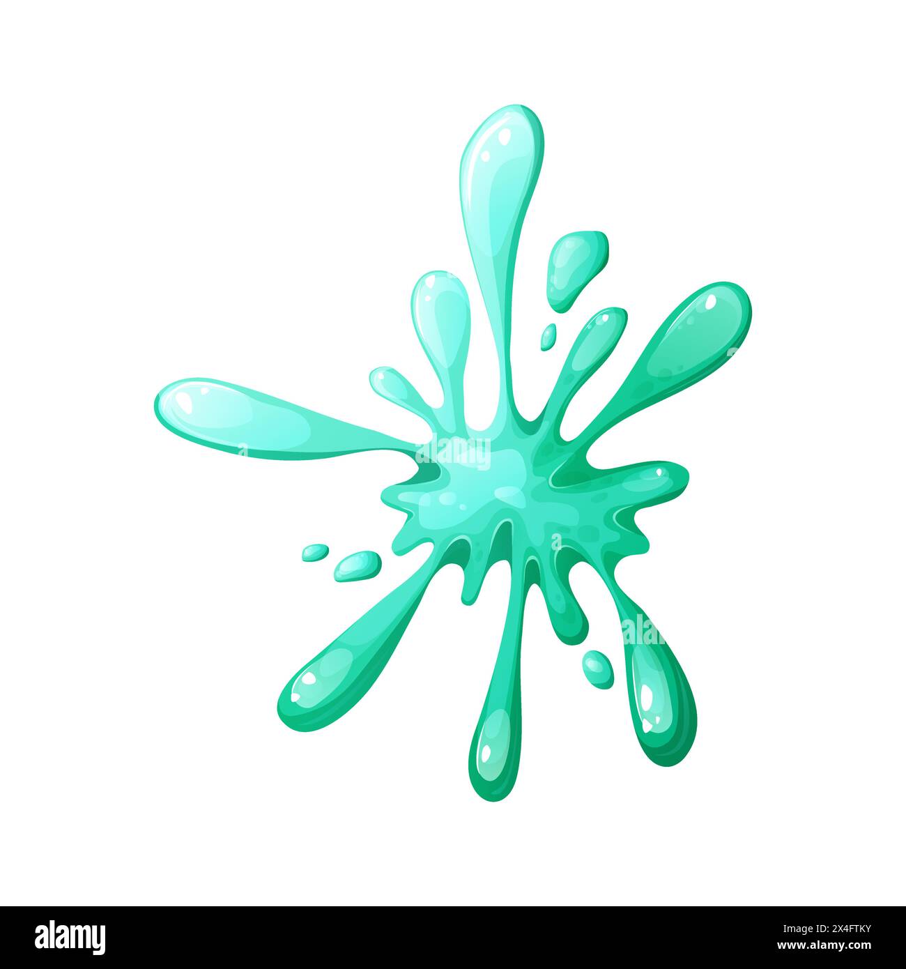 Dripping slime, splash cartoon element. Colorful spot ink shape. Jelly ...
