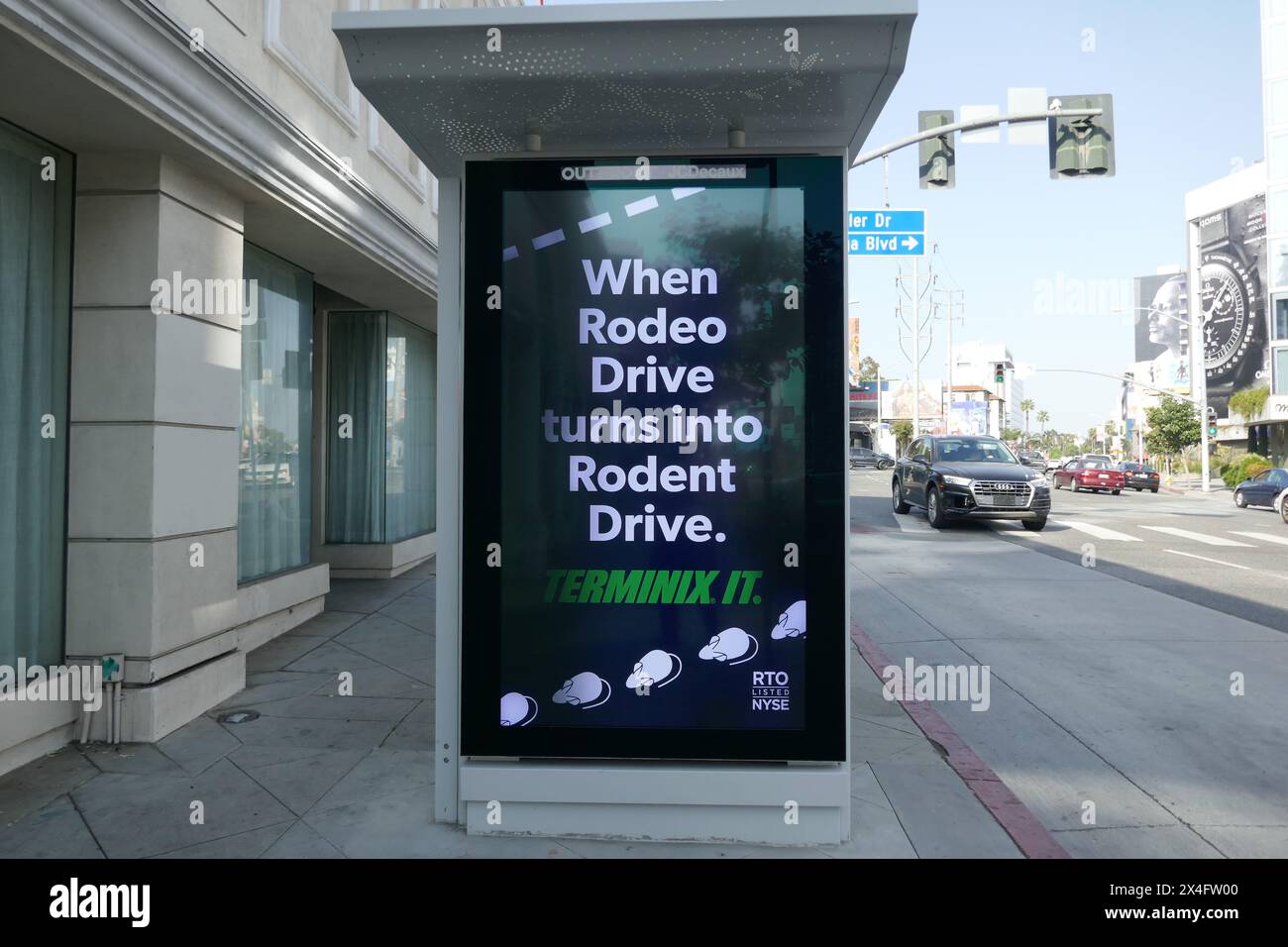 Los Angeles, California, USA 2nd May 2024 When Rodeo Drive turns into ...