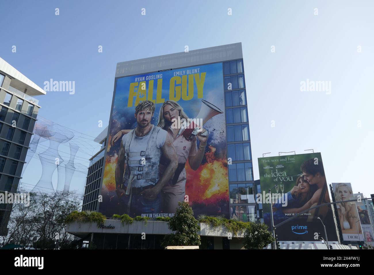 Los Angeles, California, USA 2nd May 2024 The Fall Guy Billboard with ...