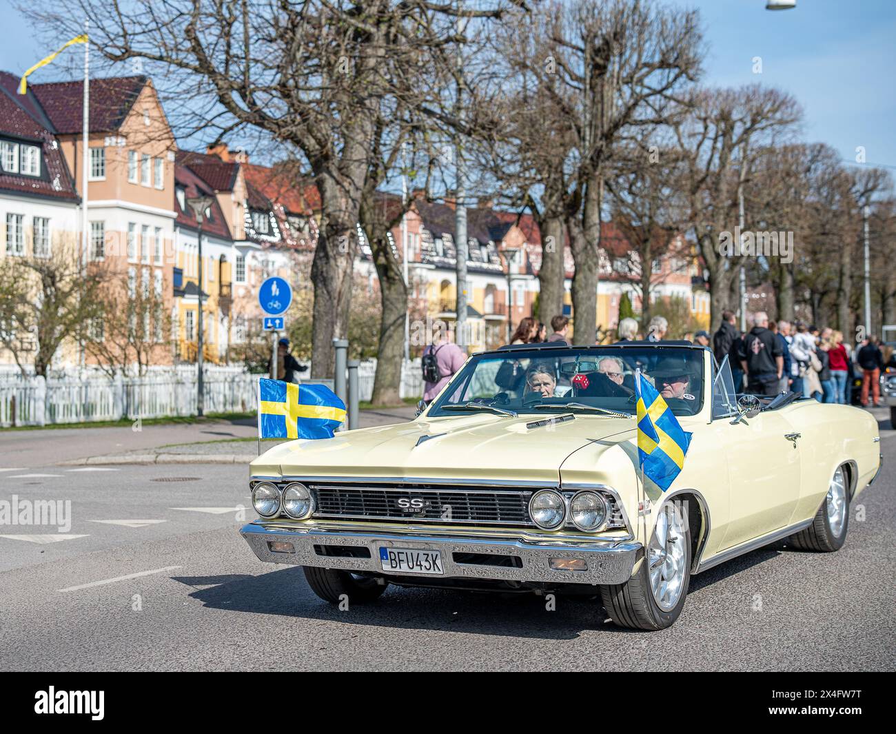 Chevrolet Chevelle SS 396 1966 at the Classic car parade celebrating ...