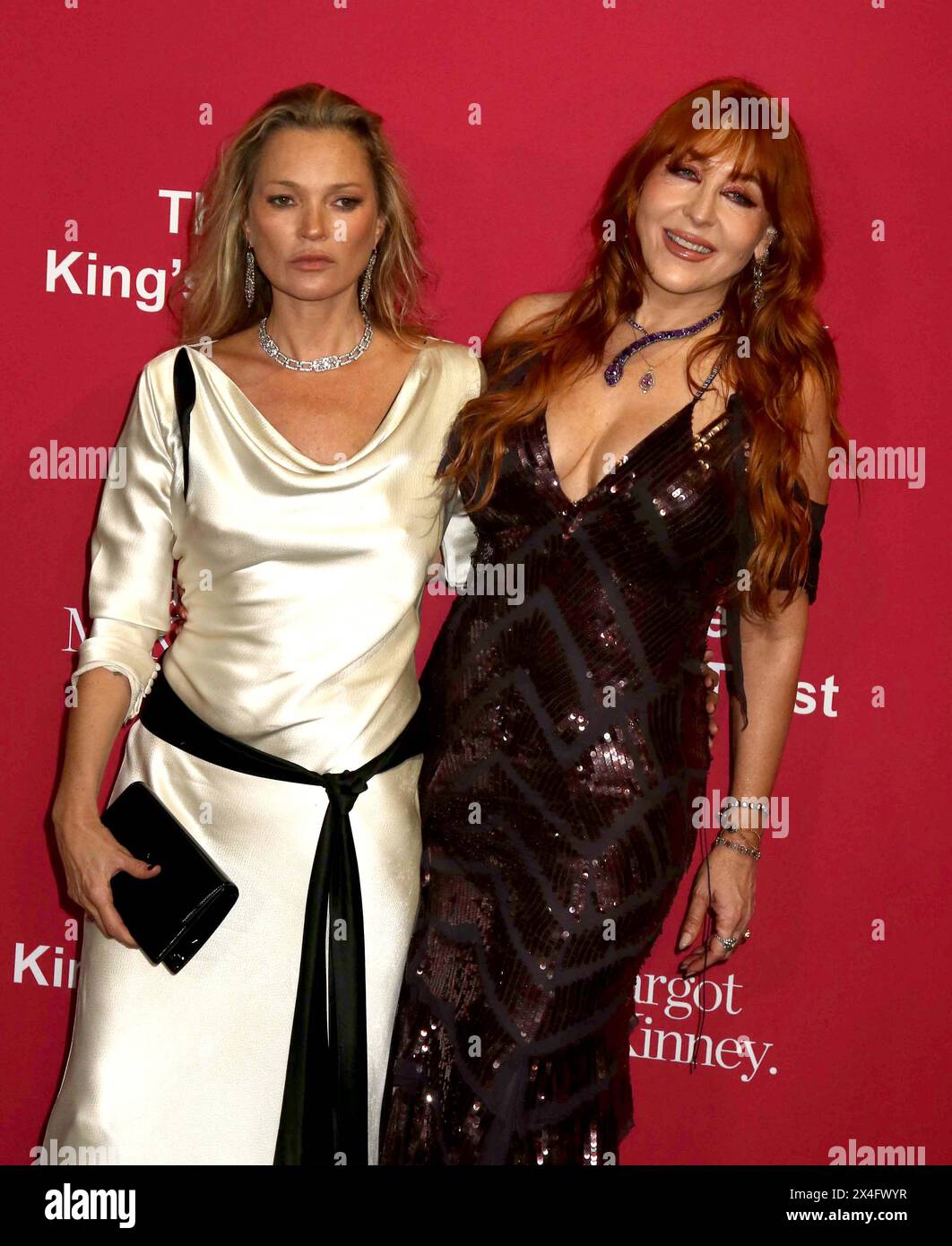 May 2, 2024, New York, New York, USA: Model KATE MOSS and CHARLOTTE TILBURY seen at the 2024 ...