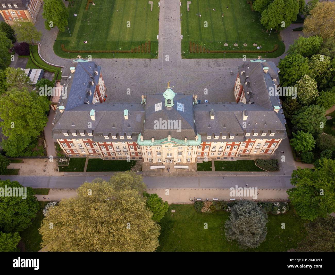 Aerial View of the University of Münster - Germany Stock Photo - Alamy