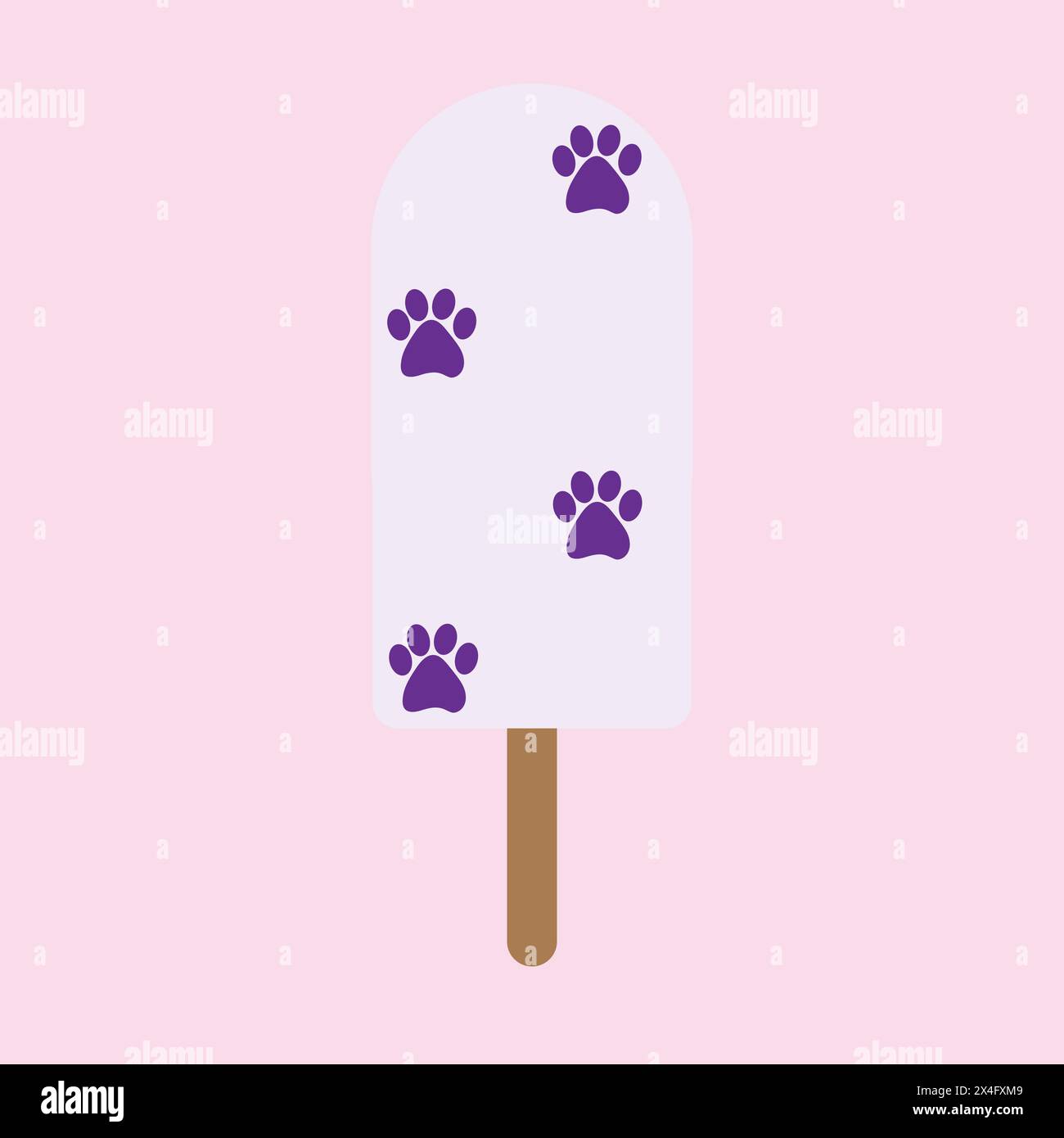 Ice cream dog Stock Vector Images - Alamy