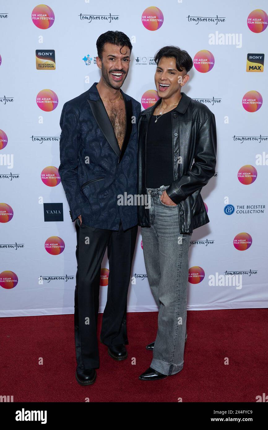 London, UK . 2 May, 2024 . Adam Samuel Bal, Jason Patel pictured at the ...