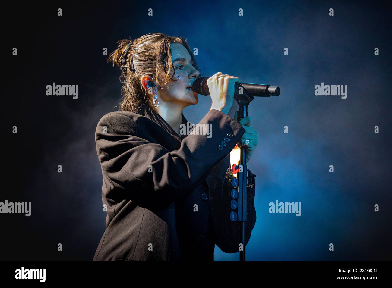 Italy 2 May 2024 Pvris - singer Lyndsey Gerd Gunnulfsen aka Lynn Gunn ...