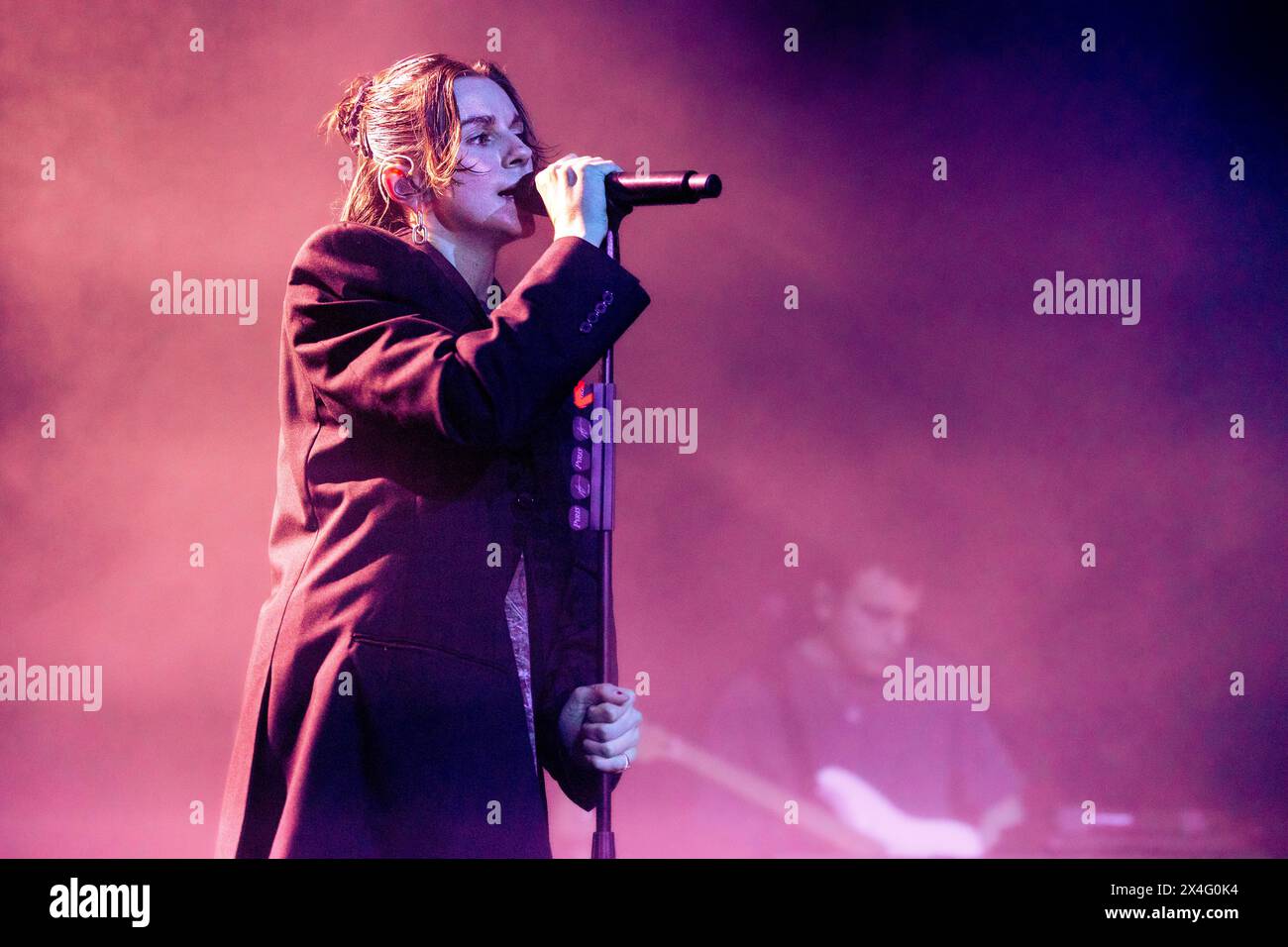 Italy 2 May 2024 Pvris - singer Lyndsey Gerd Gunnulfsen aka Lynn Gunn ...
