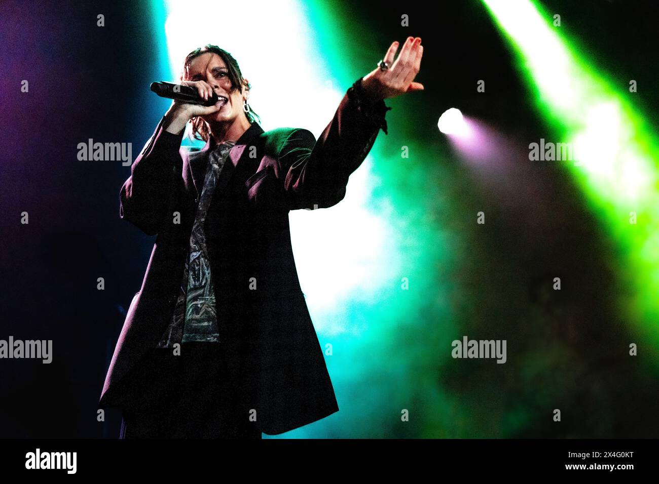 Italy 2 May 2024 Pvris - singer Lyndsey Gerd Gunnulfsen aka Lynn Gunn ...