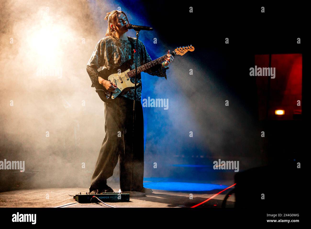 Italy 2 May 2024 Pvris - singer Lyndsey Gerd Gunnulfsen aka Lynn Gunn ...