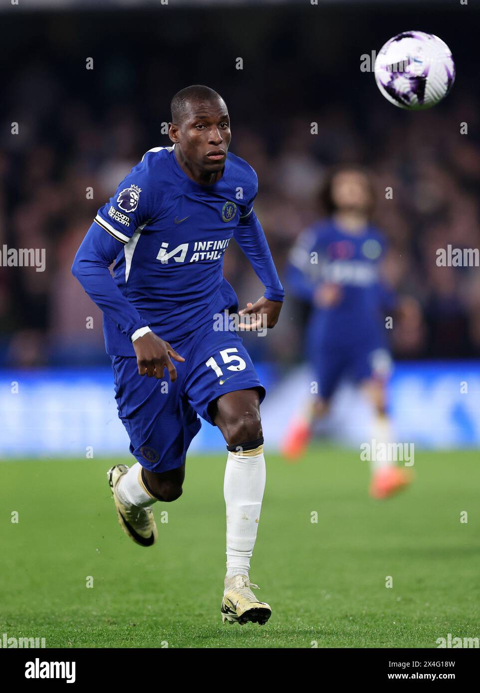 London, England, 2nd May 2024. Nicolas Jackson of Chelsea during the ...