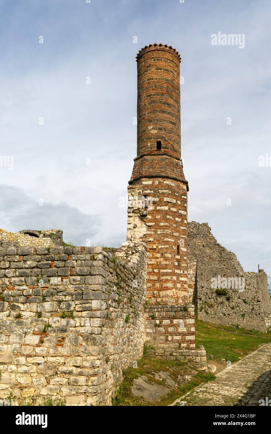 Ruins of the Red Mosque in Berat Castle, Berat, Albania, Europe Stock ...