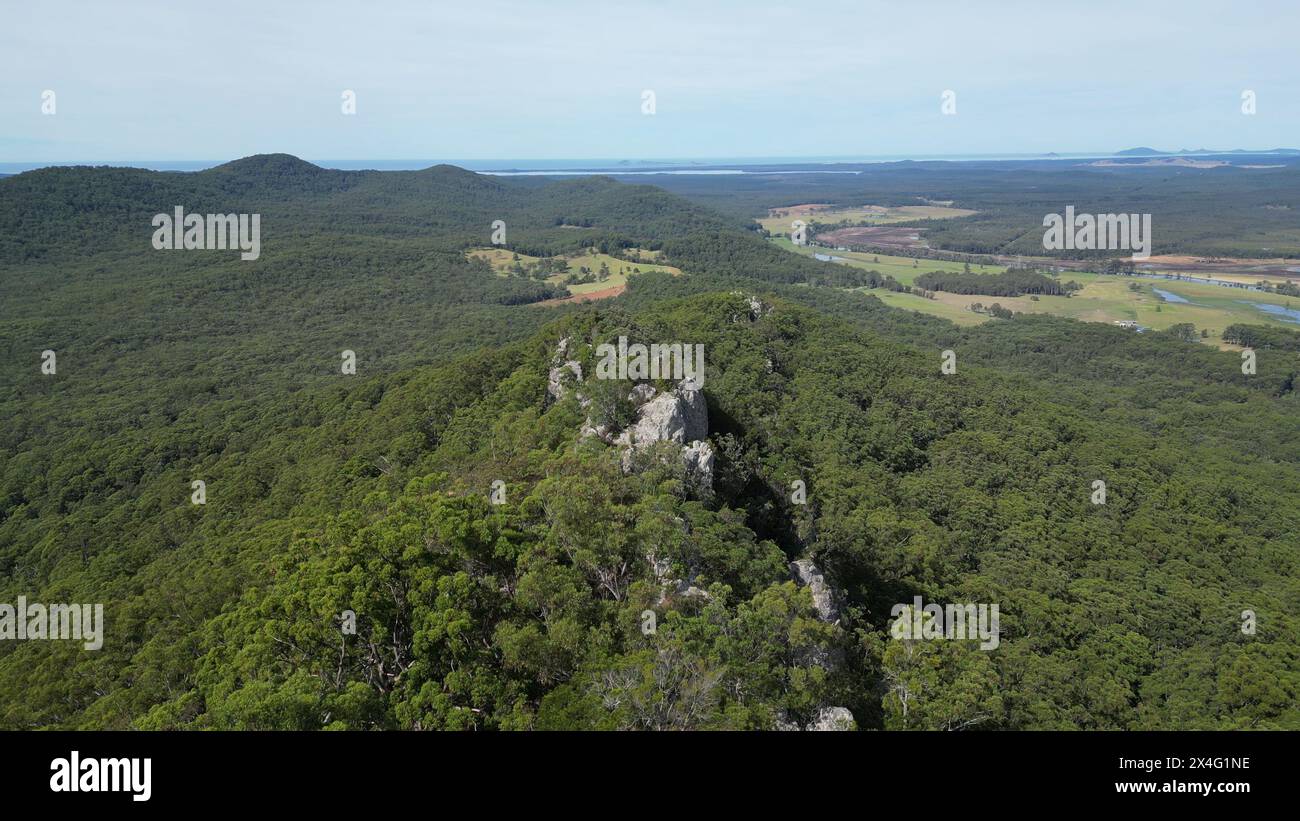 Aerial shot rocks trees hi-res stock photography and images - Alamy