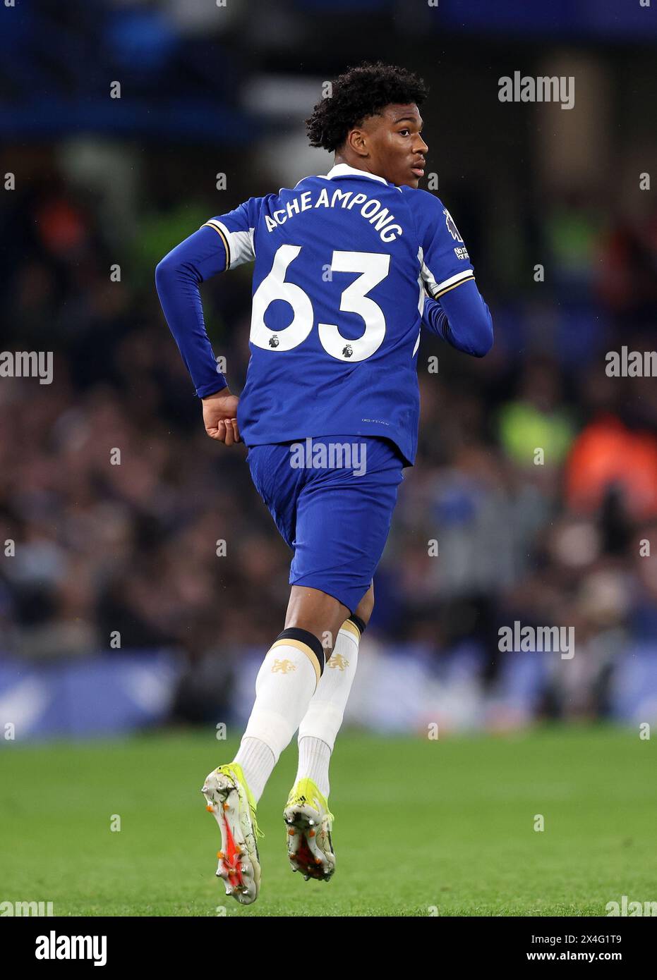 London, UK. 2nd May, 2024. Josh-Kofi Acheampong of Chelsea during the ...