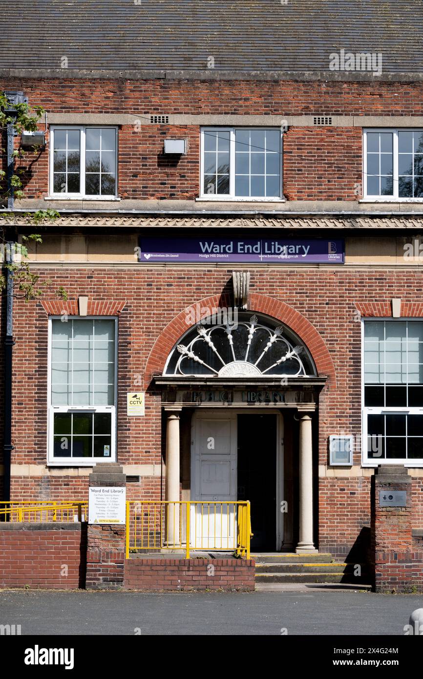 Ward End library, Birmingham, West Midlands, England, UK Stock Photo ...
