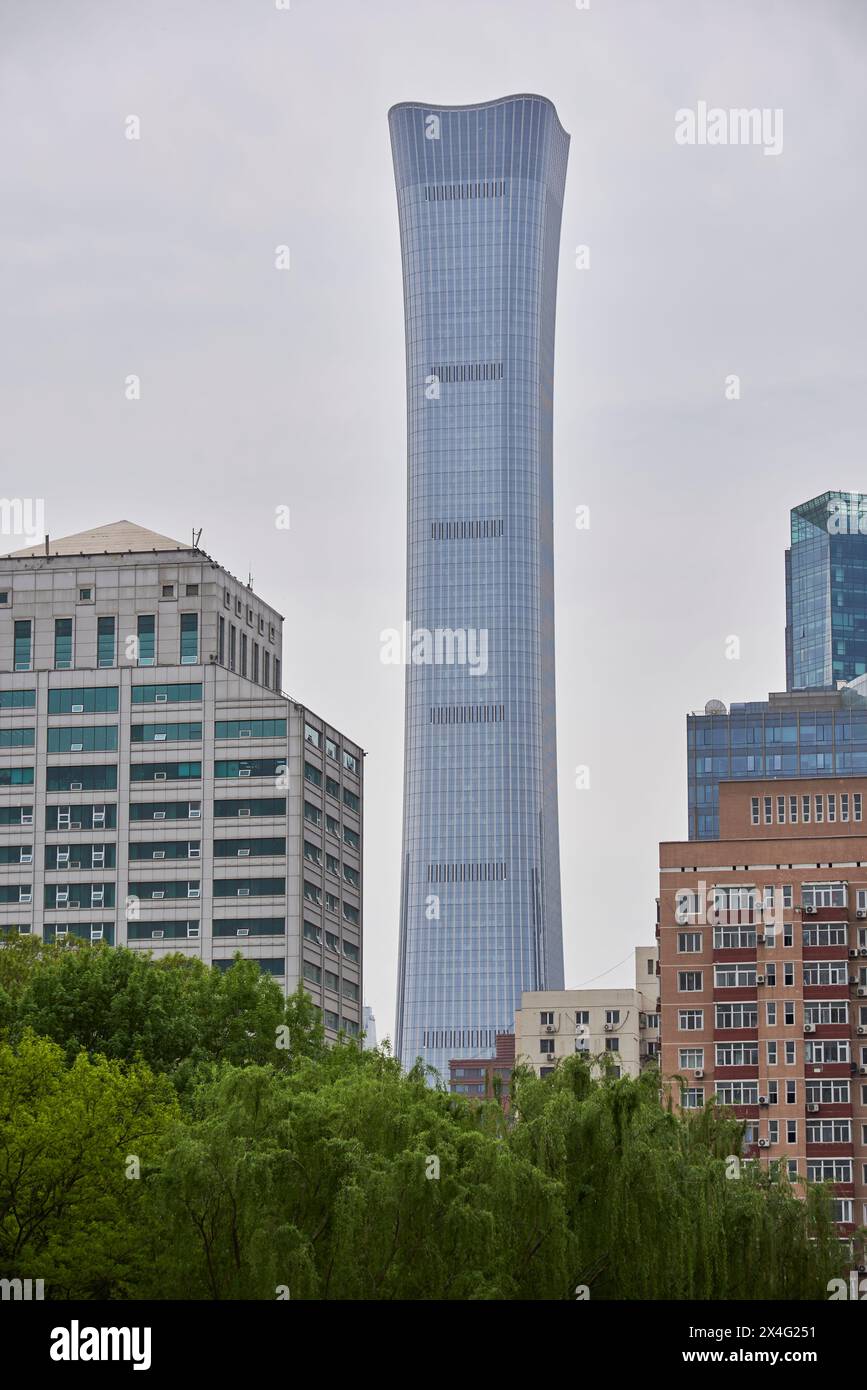 CITIC Tower (China Zun Tower), 528 m supertall skyscraper in the ...