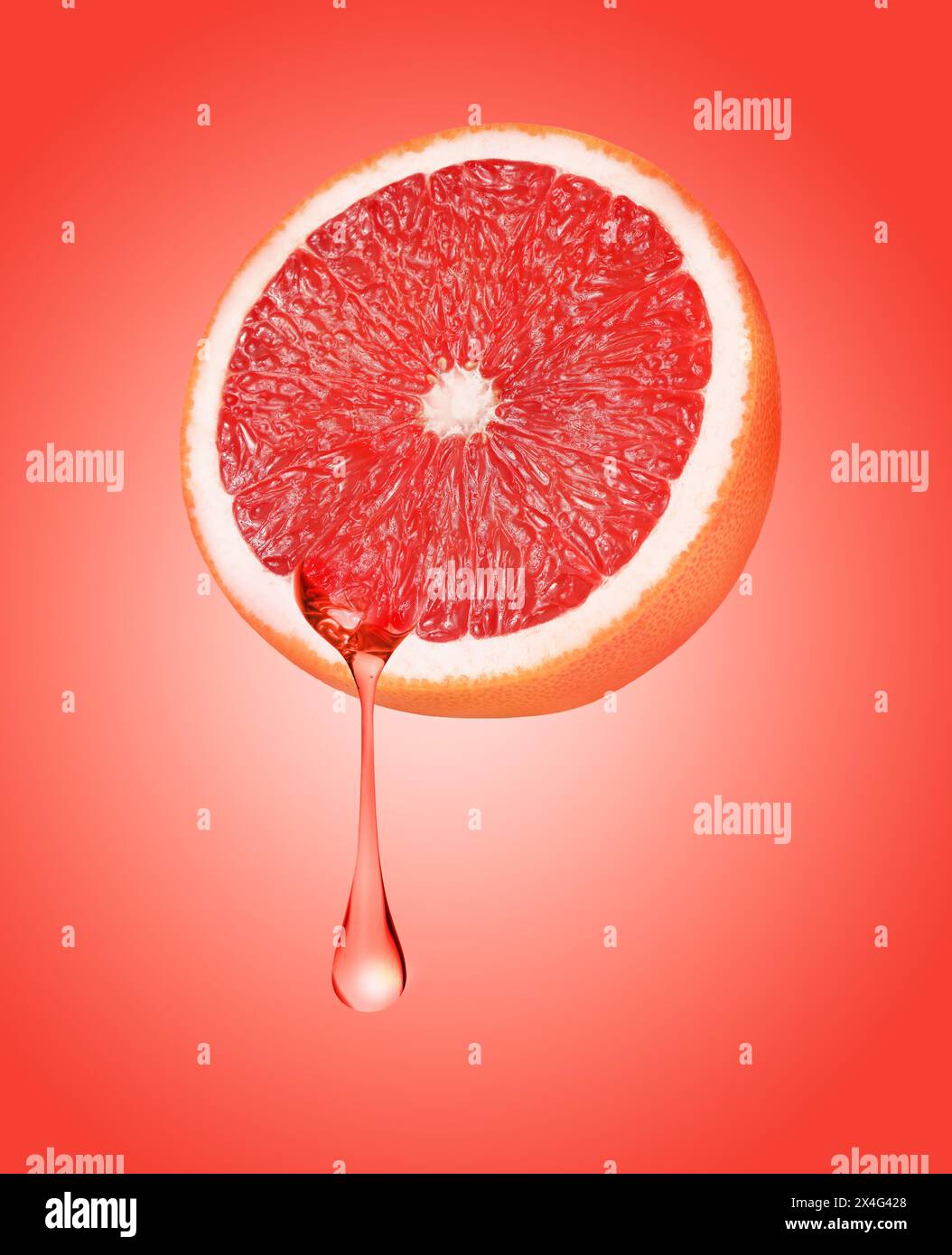 Red orange juice dripping hi-res stock photography and images - Alamy
