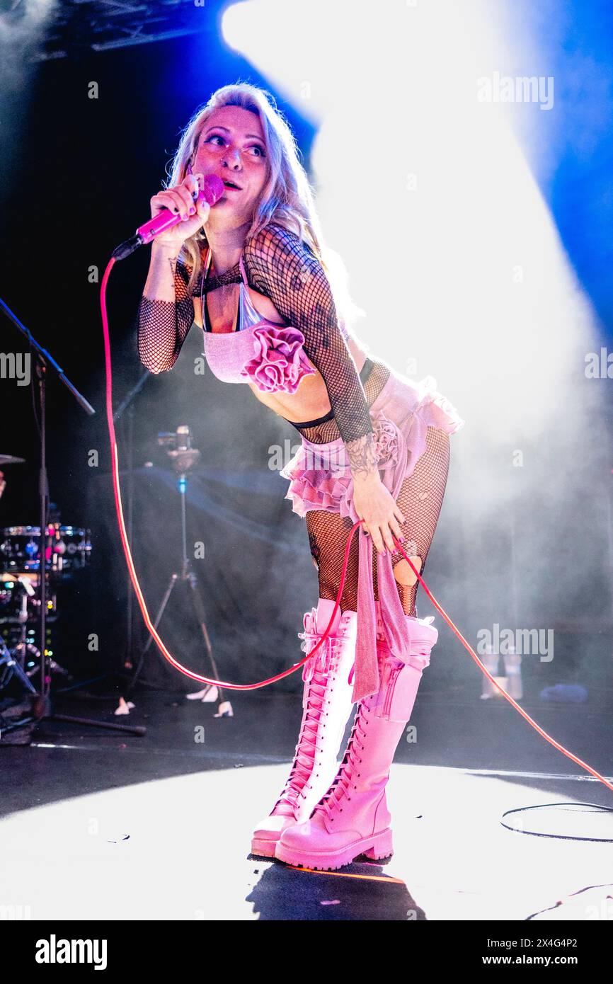 Italy 2 May 2024 Scene Queen - Hannah Rose Collins - live at Alcatraz Milan © Andrea Ripamonti ...