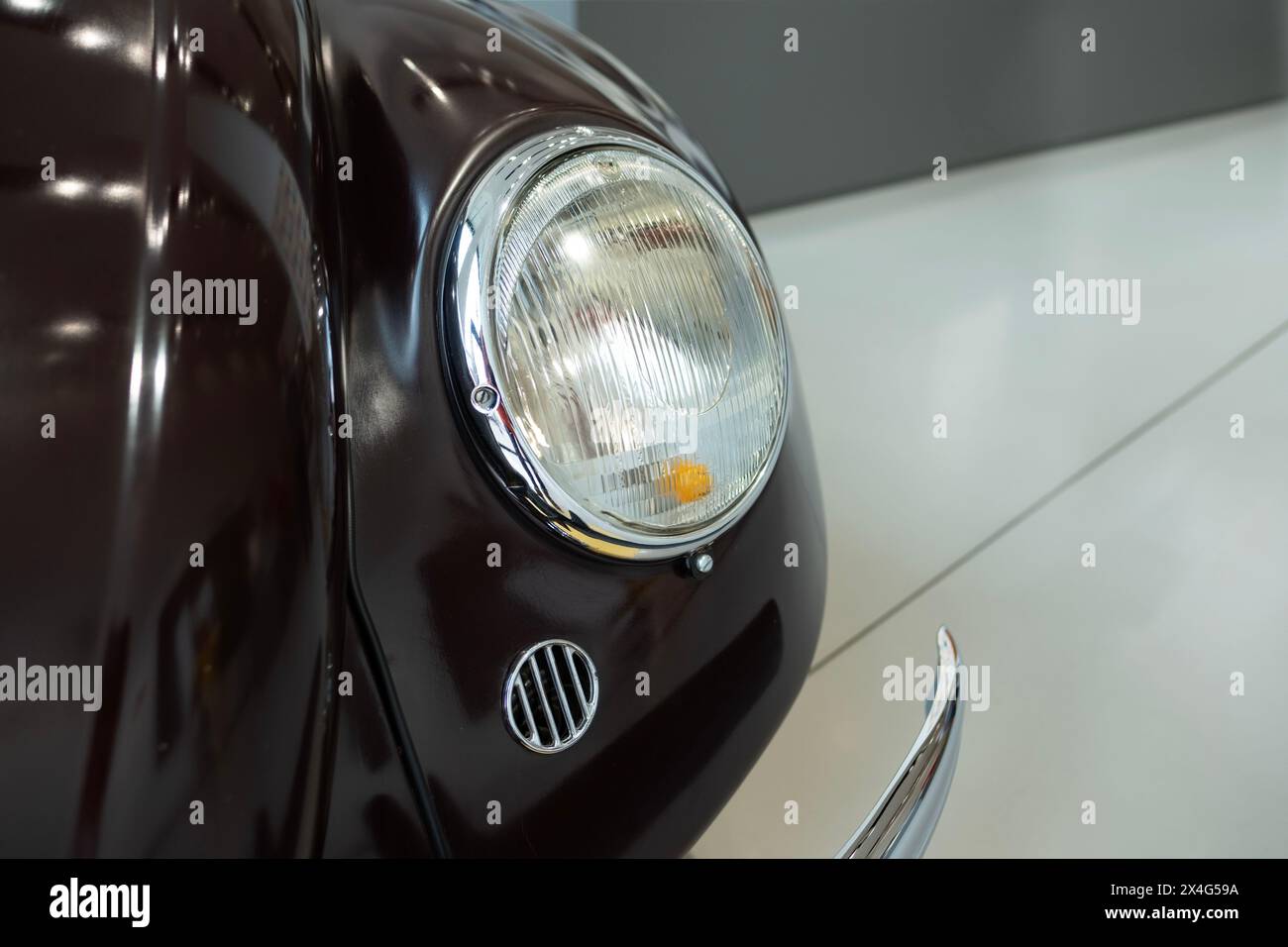 headlights classic black vintage car Volkswagen VW Beetle pretzel ...