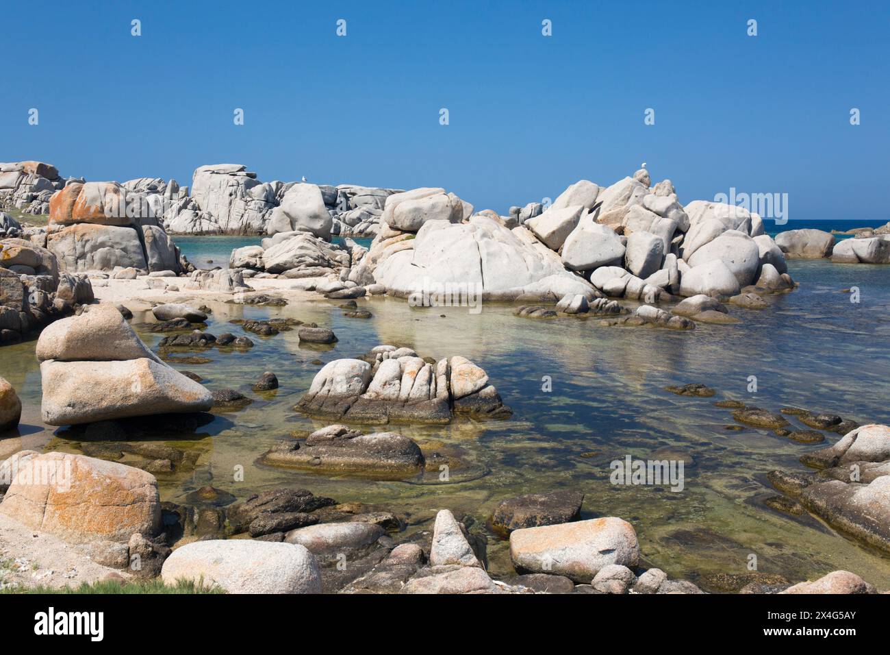 Lavezzi Islands Nature Reserve, Corse-du-Sud, Corsica, France. View ...