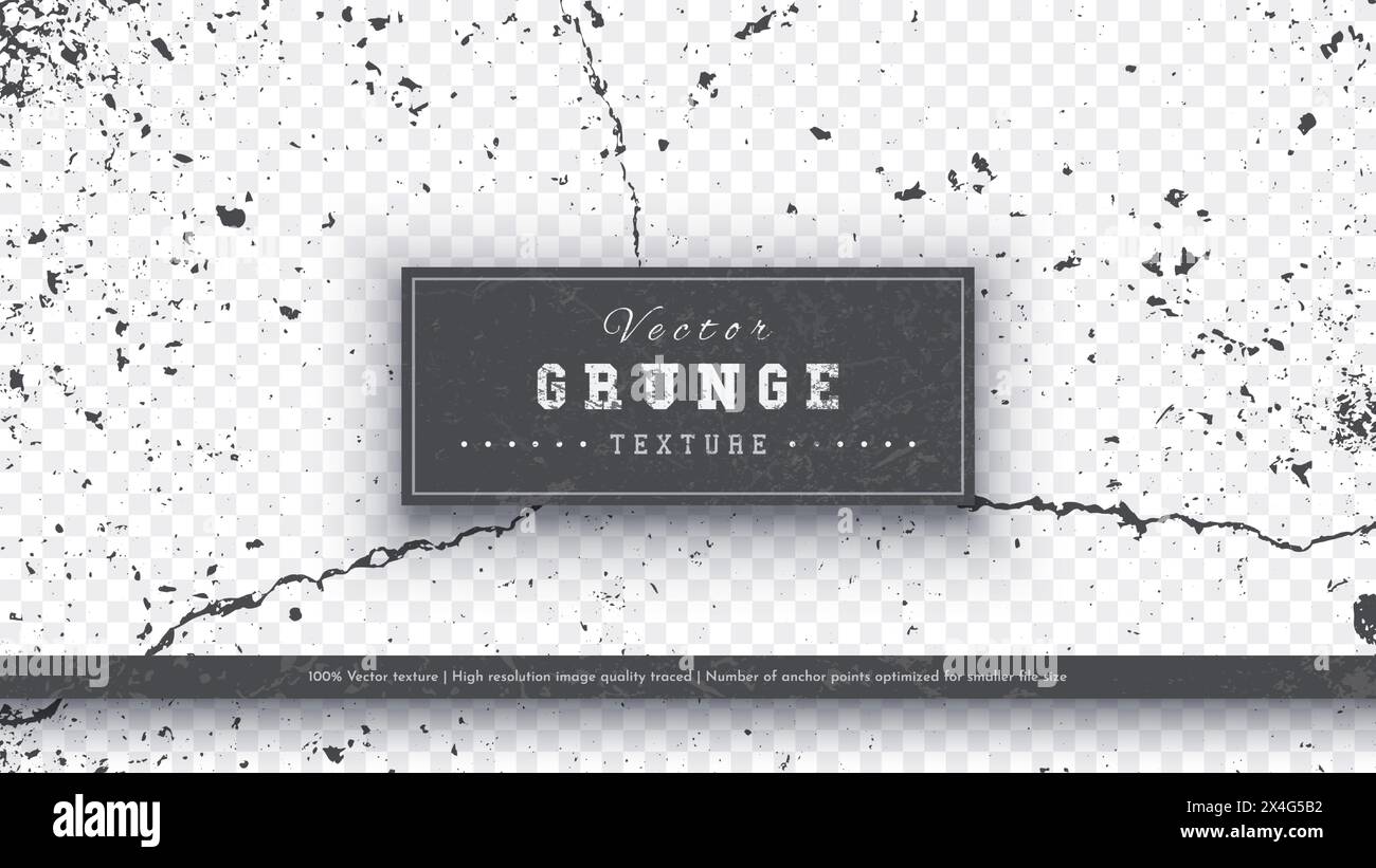 6 Grunge Crack Textures. Vector Background. Adding Vintage Style and ...
