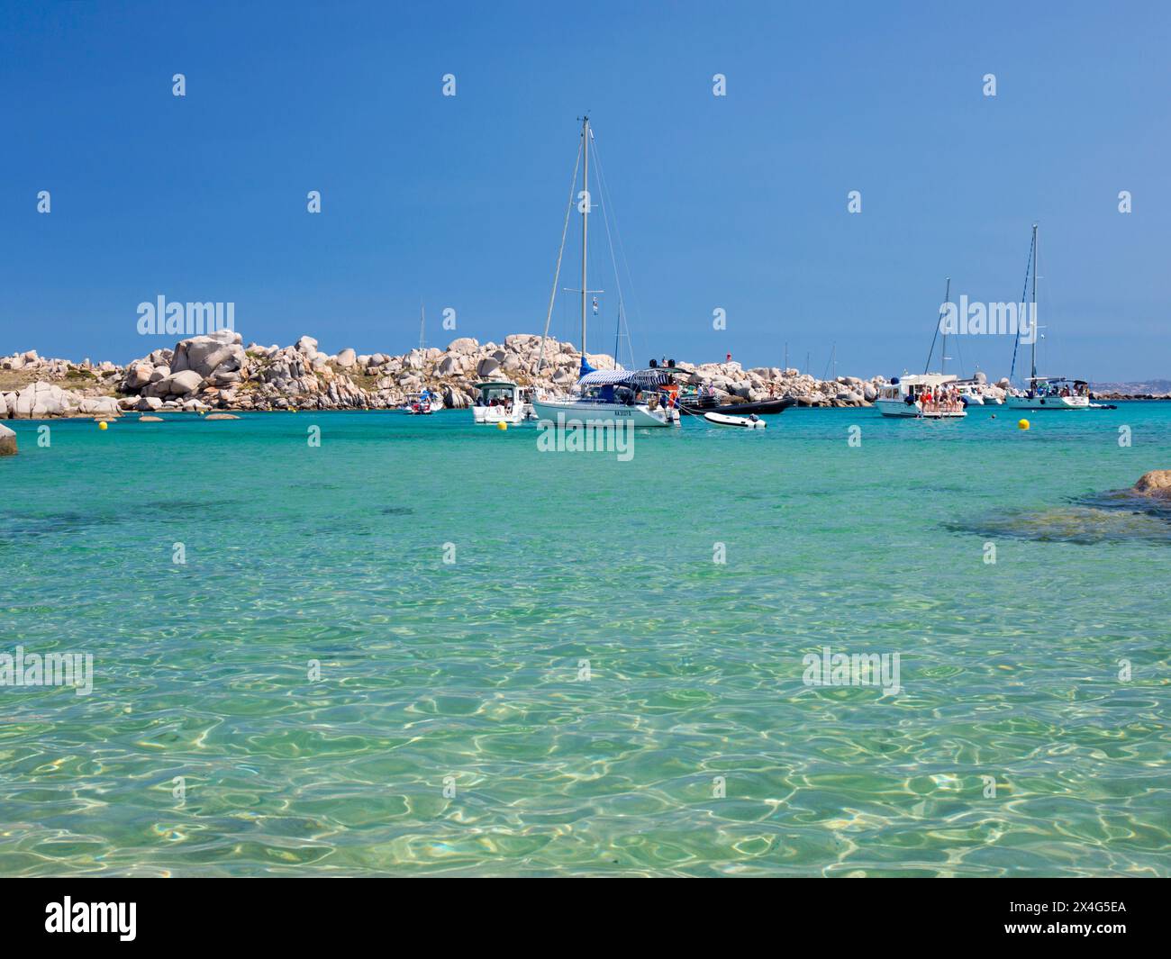 Lavezzi Islands Nature Reserve, Corse-du-Sud, Corsica, France. View ...