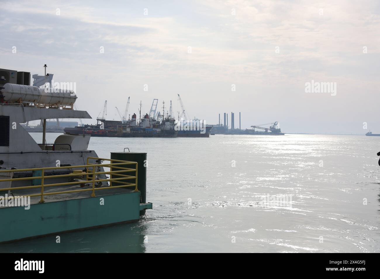 Bushehr, Iran. 29th Apr, 2024. A view of Persian Gulf is pictured in ...