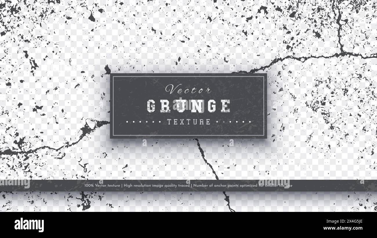 6 Grunge Crack Textures. Vector Background. Adding Vintage Style and ...