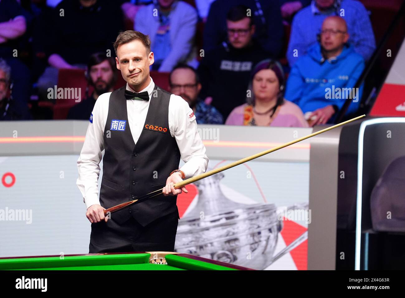 David Gilbert during their semi-final match against Kyren Wilson (not ...