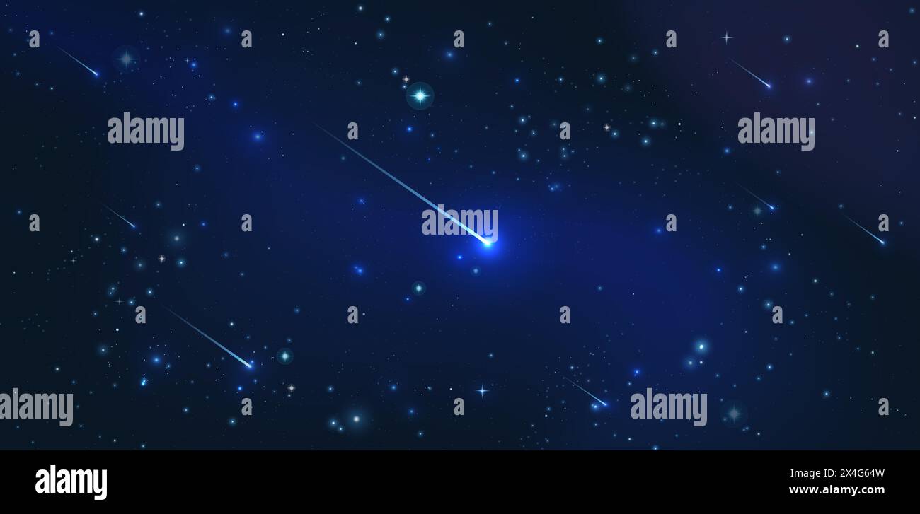 Space with stars and comets. Galaxy background. Space stars, Celestial ...