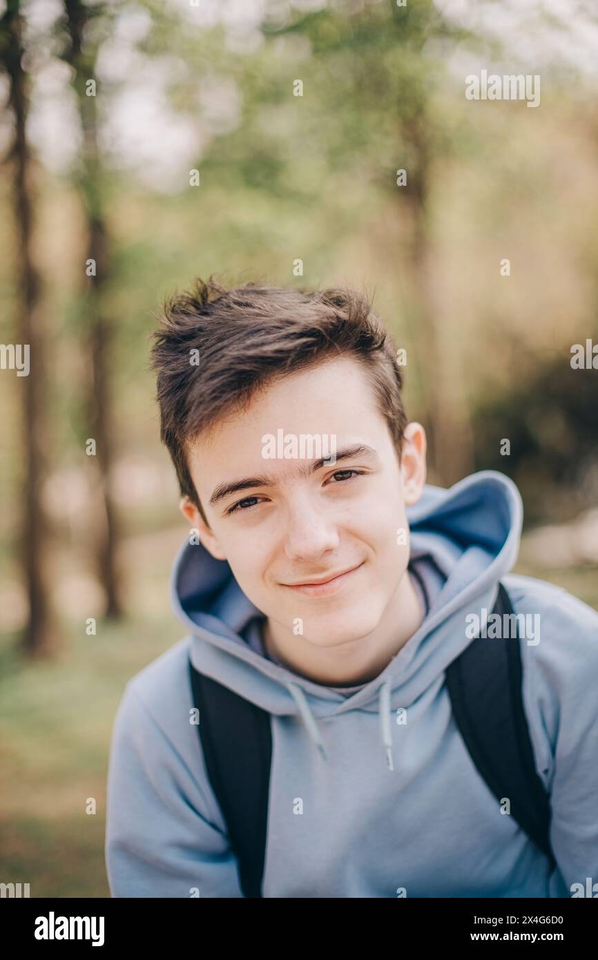 Portrait of young smiling person Stock Photo - Alamy