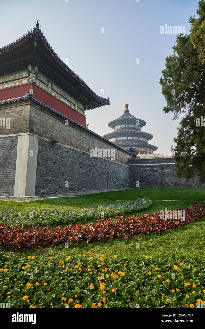 Tourist landmarks of Temple of Heaven, where emperors of the Ming and ...