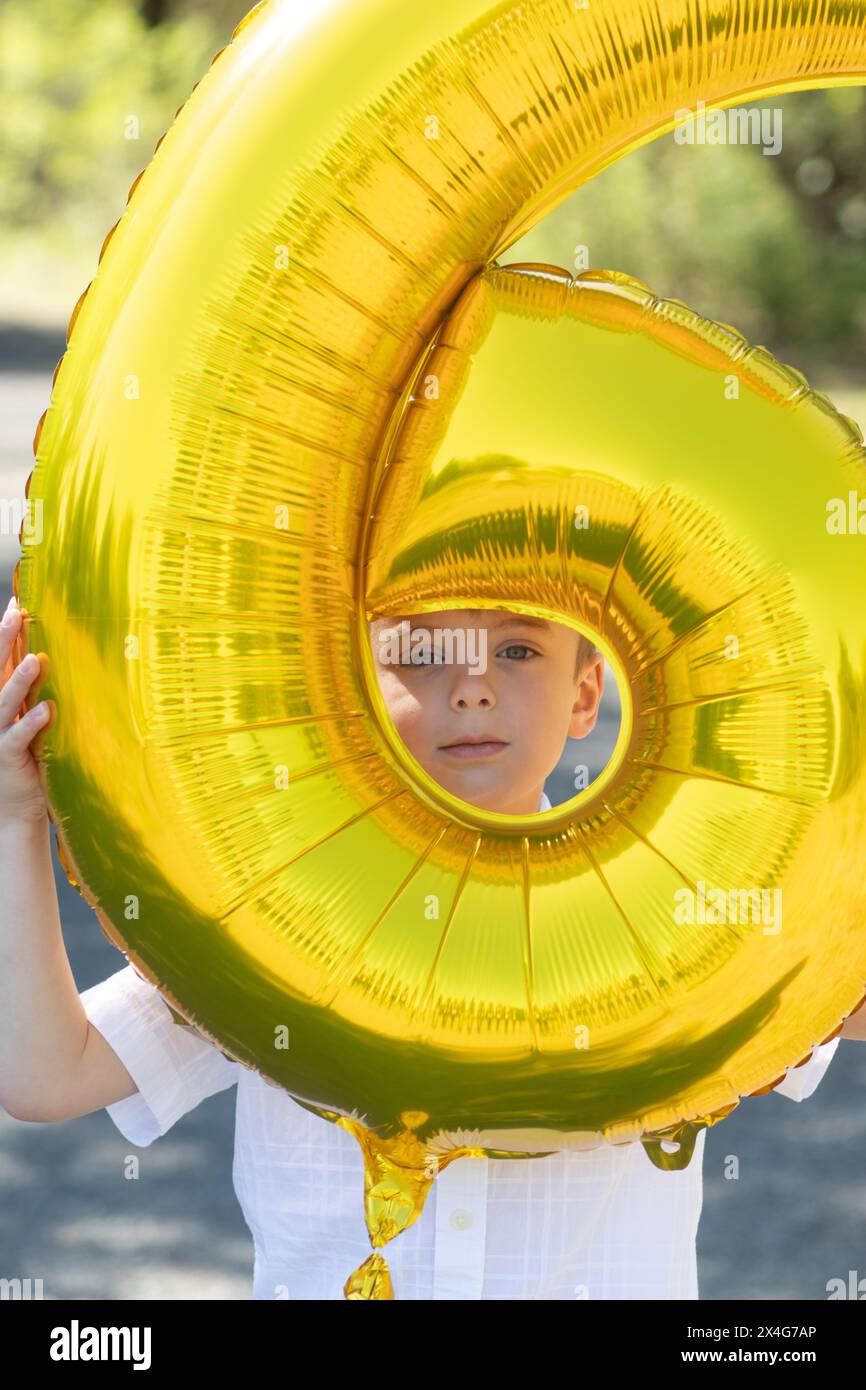 Number 7 balloon hi-res stock photography and images - Alamy