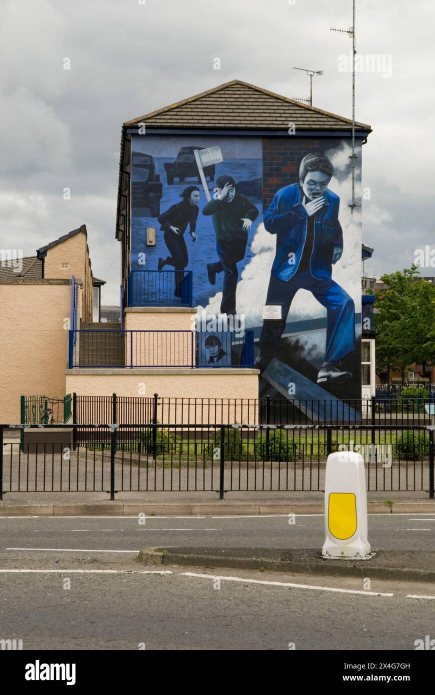 Londonderry Murals, Northern Ireland Stock Photo - Alamy