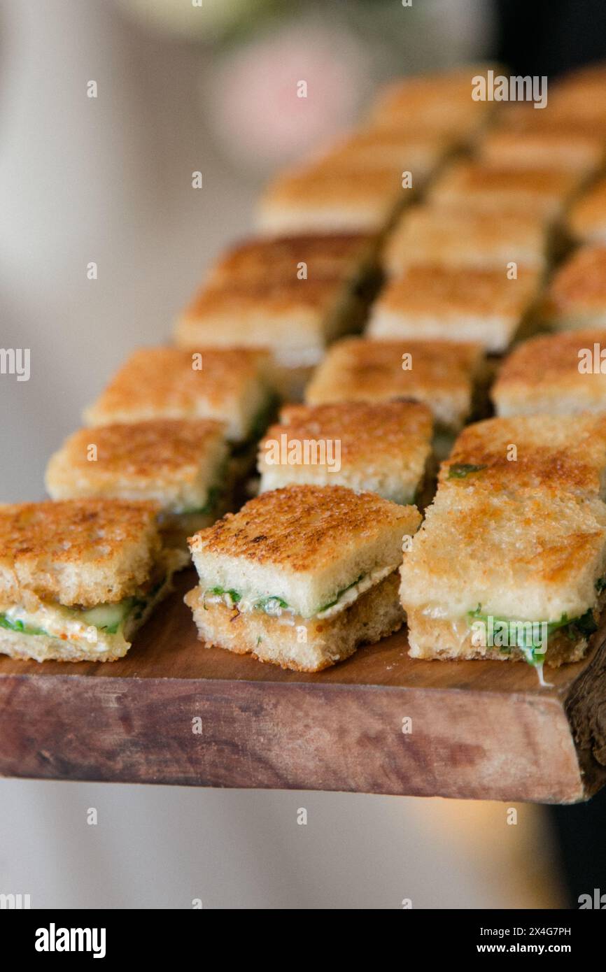 Mini toasted sandwiches hi-res stock photography and images - Alamy