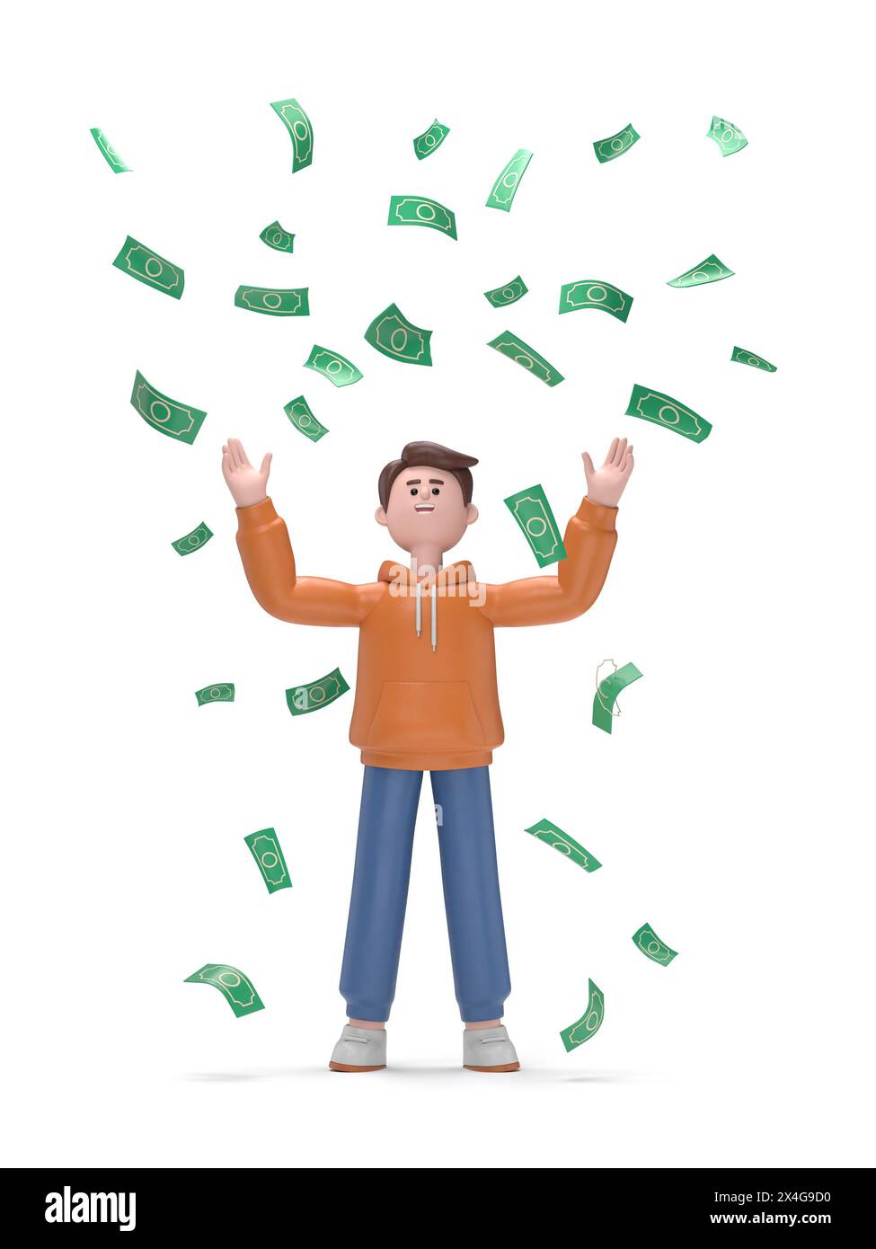 3d guy falling hi-res stock photography and images - Alamy