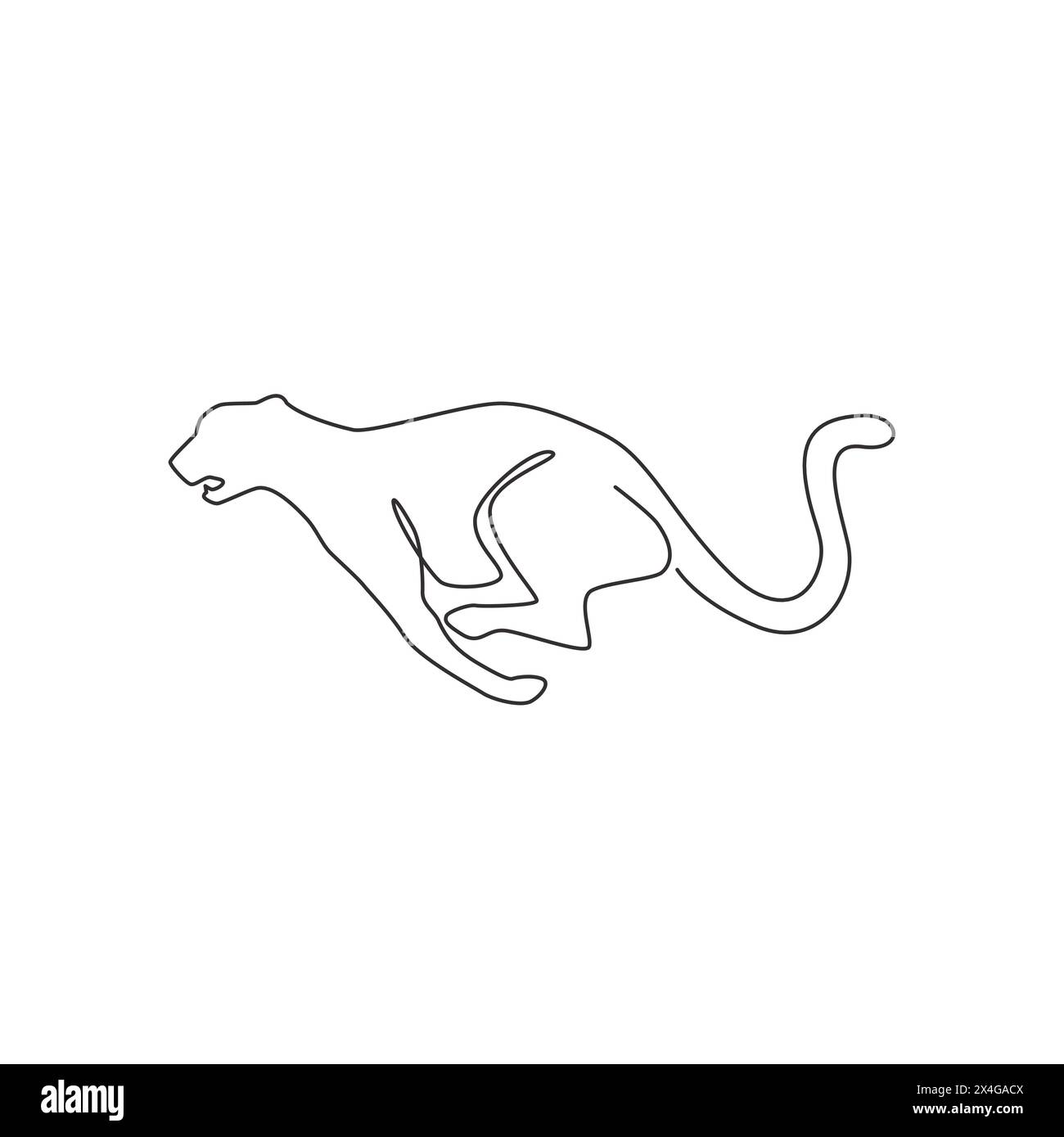 Tiger mascot running Stock Vector Images - Alamy