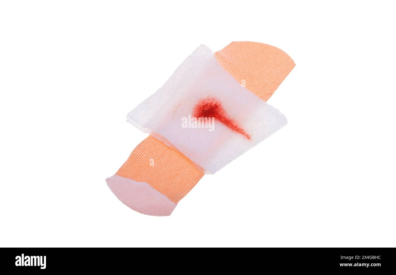 adhesive plaster isolated on white background Stock Photo - Alamy