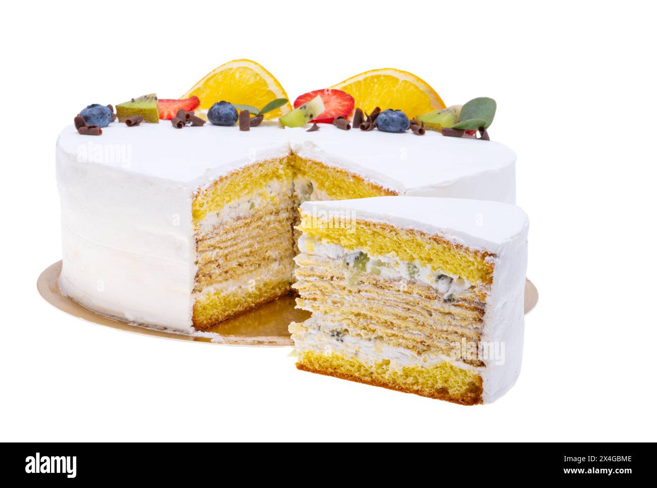 cake isolated on white background Stock Photo - Alamy