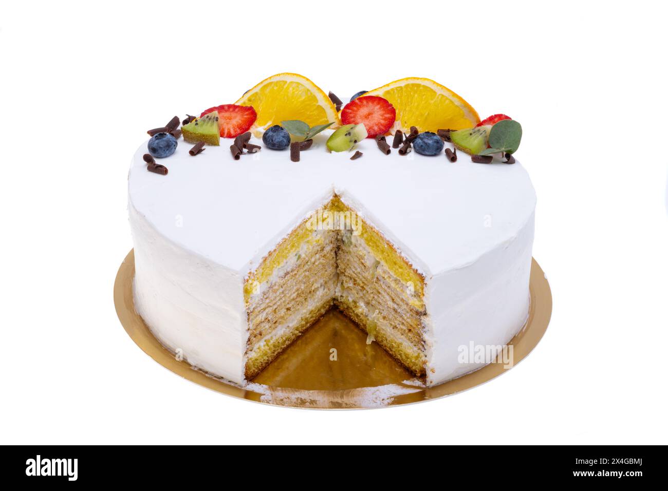 cake isolated on white background Stock Photo - Alamy