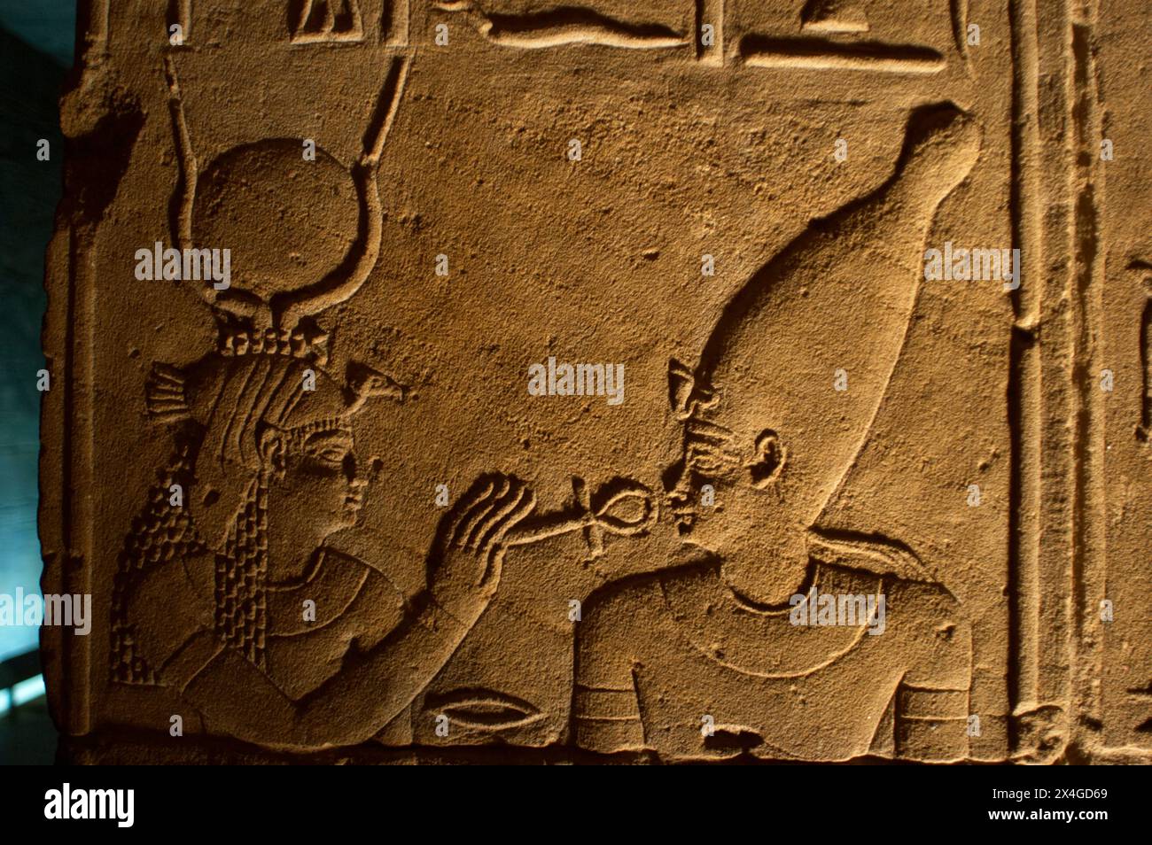 Egypt. Philae Temple, dedicated to the goddess Isis. Erected during the ...