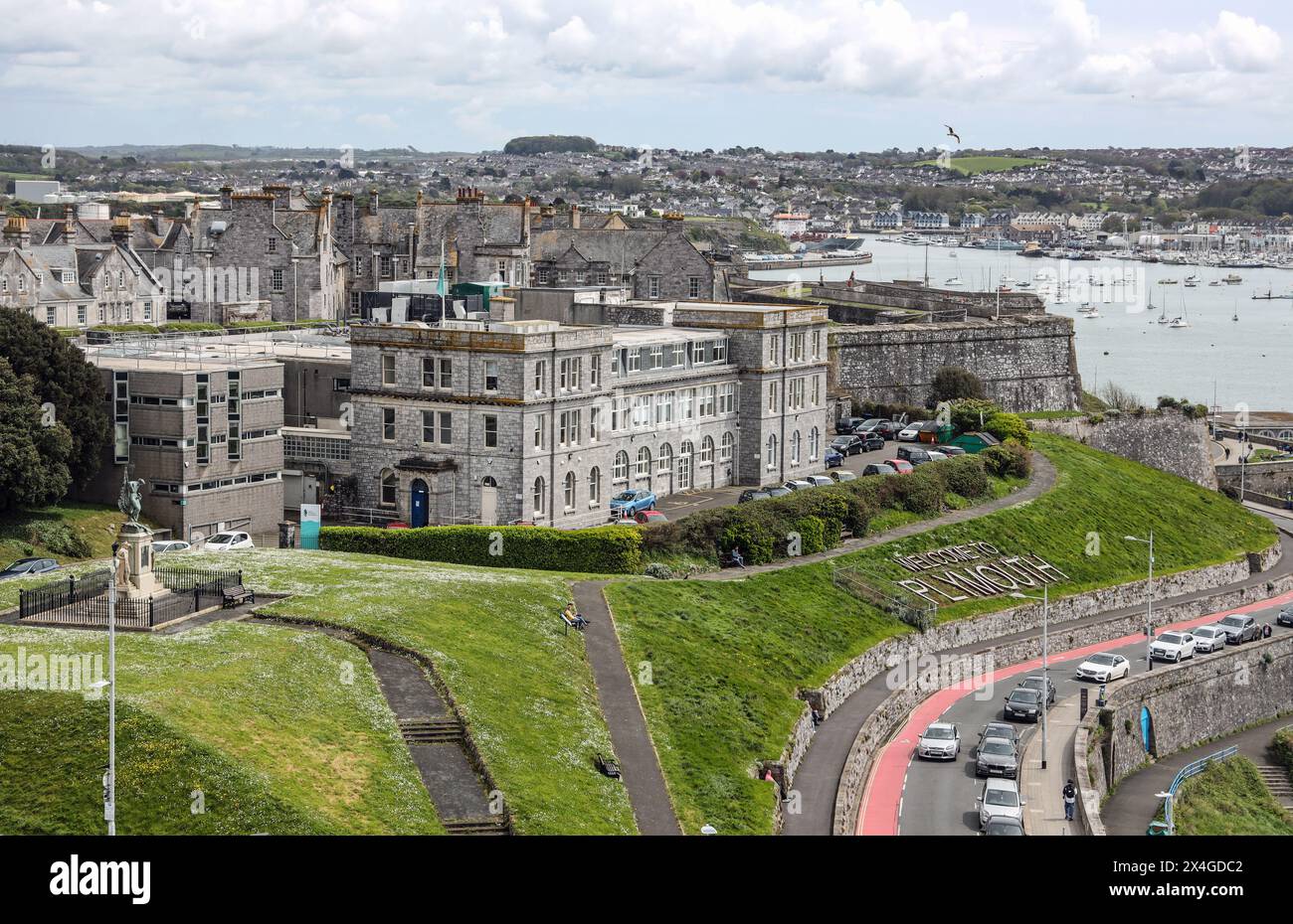 The premises of the Marine Biological Association at The Laboratory, Citadel Hill, at the east ...