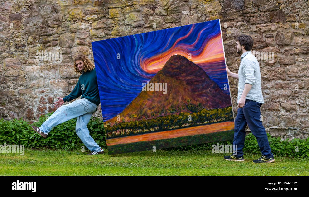 Colstoun House, East Lothian, Scotland, UK, 03 May 2024, Art exhibition ...