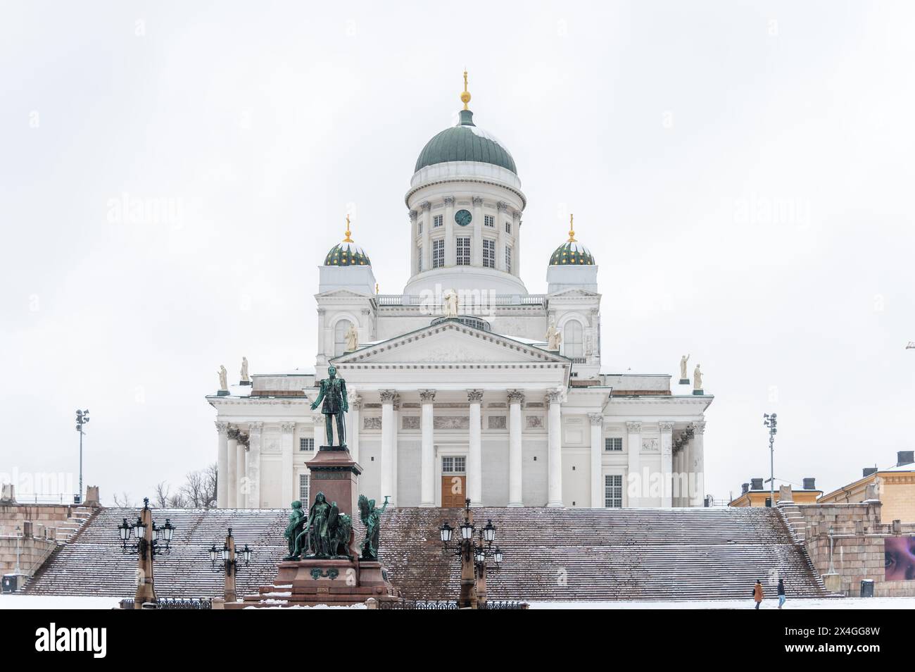 Outside Helsinki Cathedral, Helsinki, Finland Stock Photo - Alamy