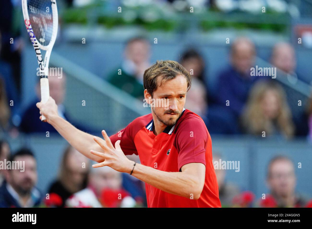 Daniil Medvedev of Russia in action against Jiri Lehecka of Czech ... Daniil Medvedev of Russia in action against Jiri Lehecka of Czech ...