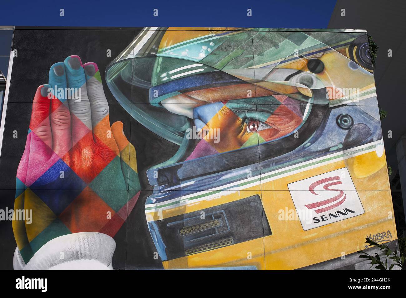 Ayrton Senna Mural during the Formula 1 Crypto.com Miami Grand Prix ...