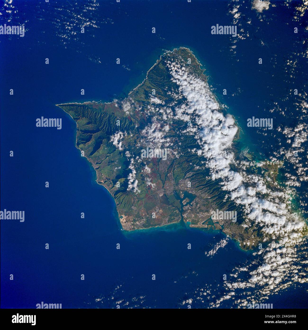 Satellite view state hawaii hi-res stock photography and images - Alamy