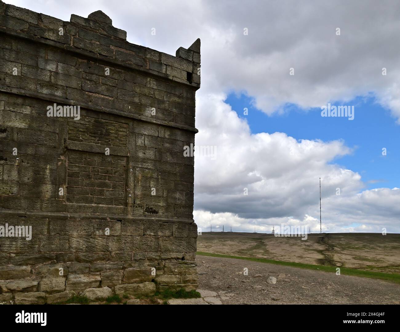 Around the UK - Pike Tower, Rivington, Lever Park, Chorley, Lancashire ...