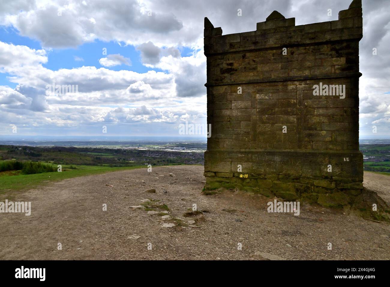 Around the UK - Pike Tower, Rivington, Lever Park, Chorley, Lancashire ...