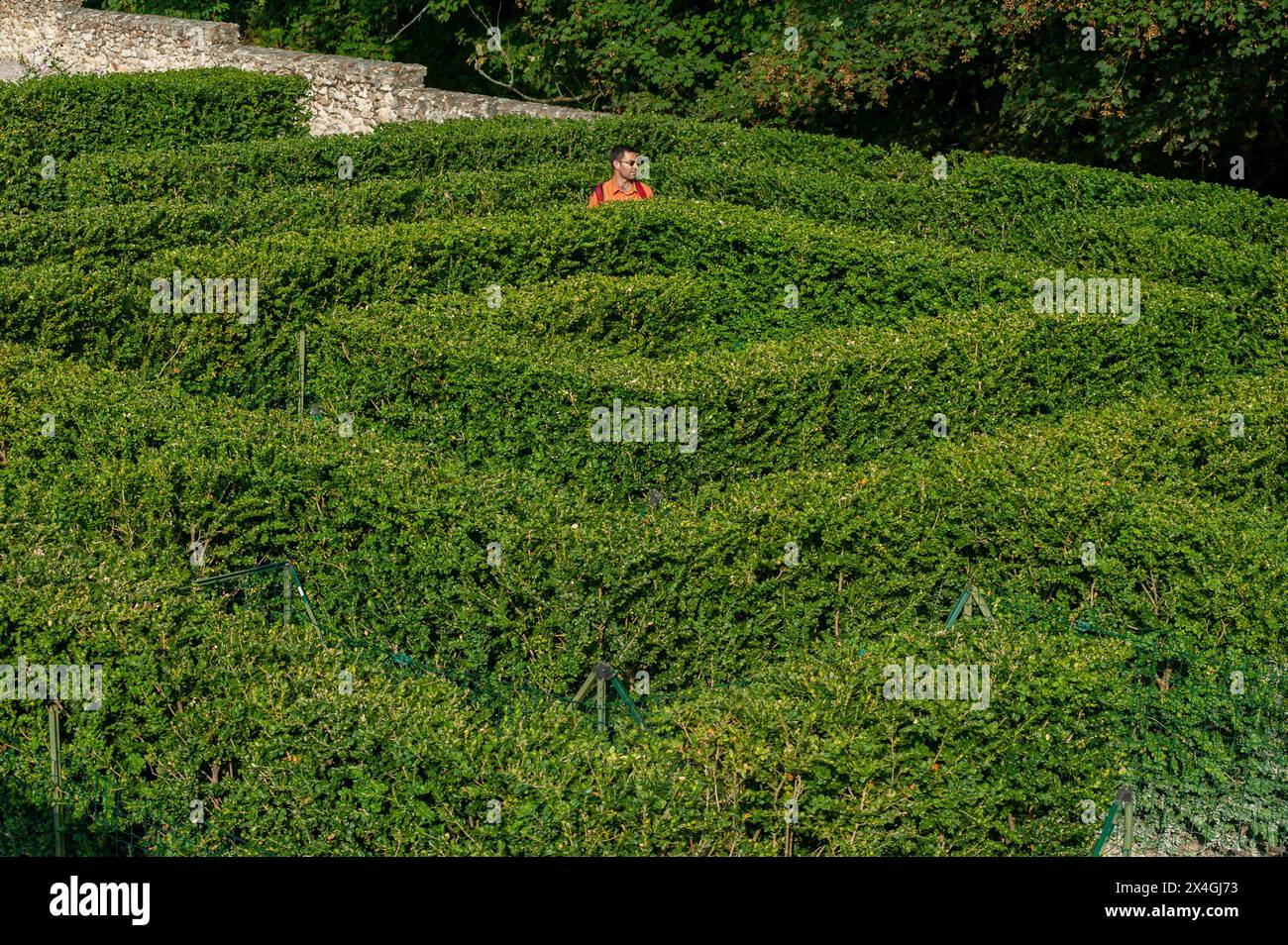 Paris, France - Tourists Visiting French Monument, Chateau de Breteuil ...